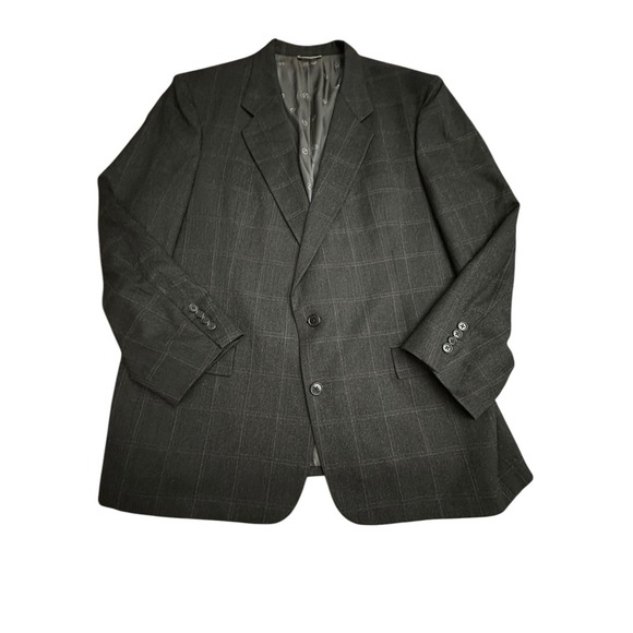 Dior | Suits & Blazers | Christian Dior Le Connaisseur 48r Wool Plaid ...